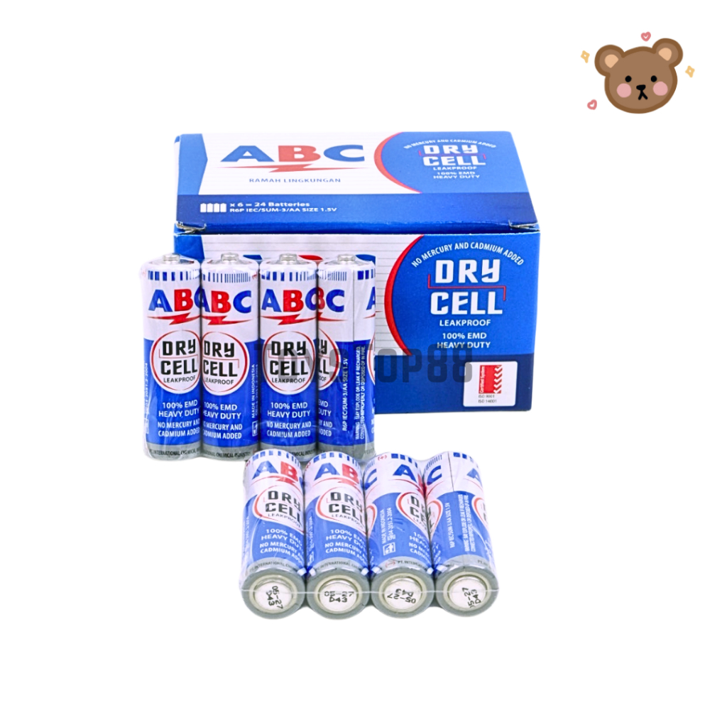 Jual Baterai ABC Biru AA A2 isi 4 pcs / Battery Batu Batre ABC Dry Cell ...