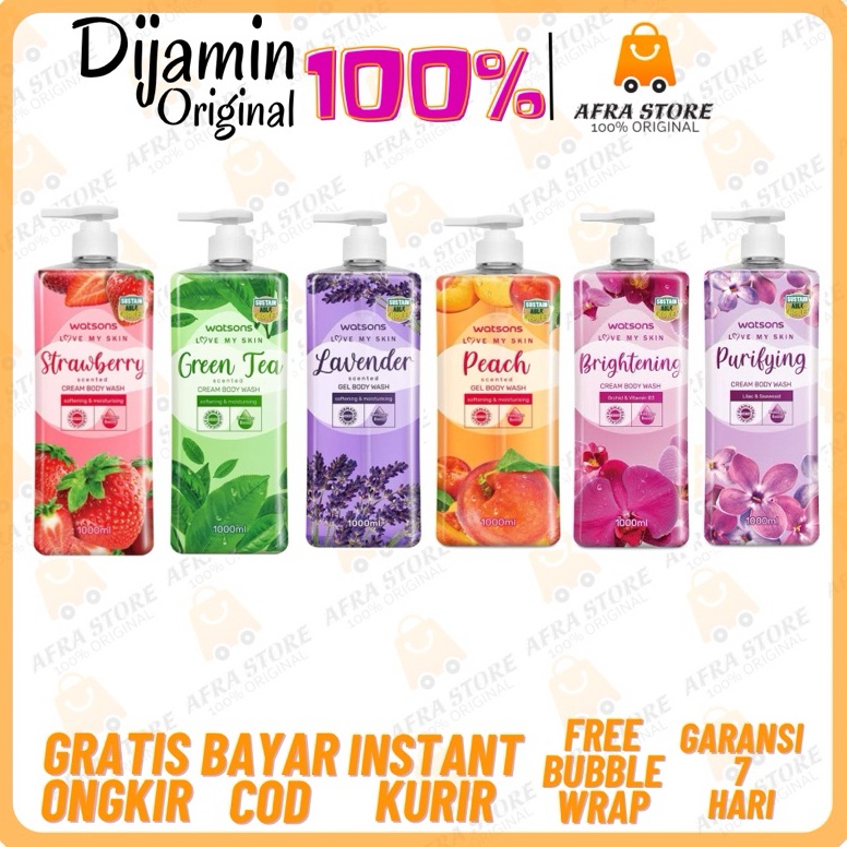 Jual ORIGINAL Watsons Bodywash 1 liter READY ALL VARIANT Body Wash ...