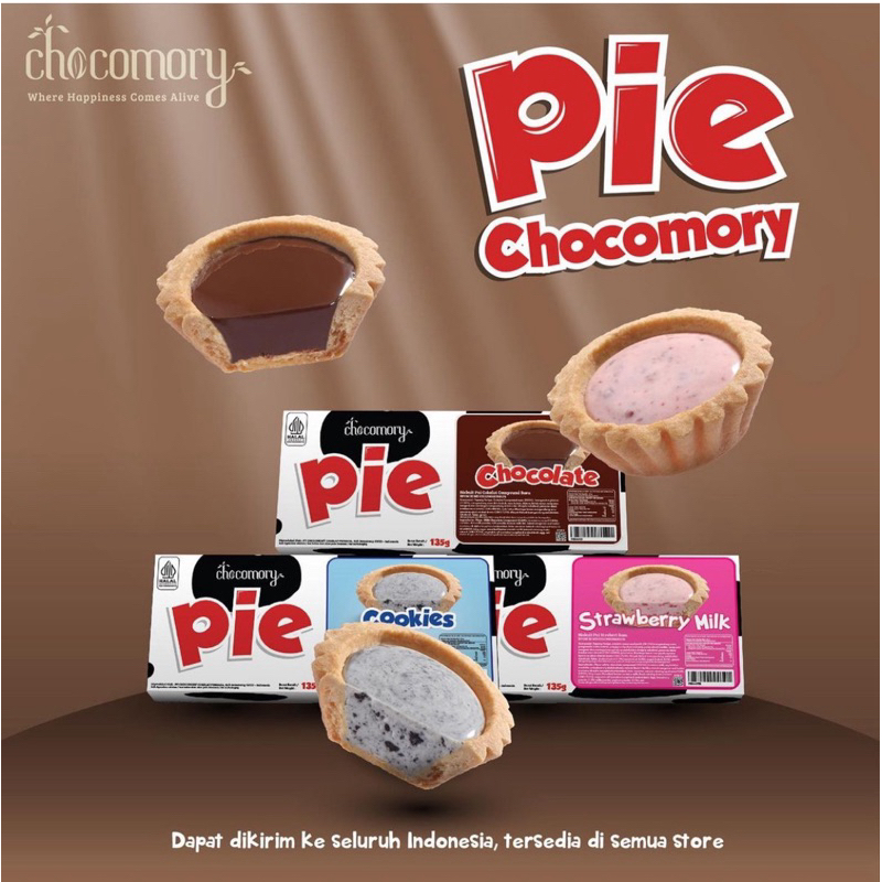 Jual Chocomory Cookies n Cream Pie isi 5 135g | Shopee Indonesia