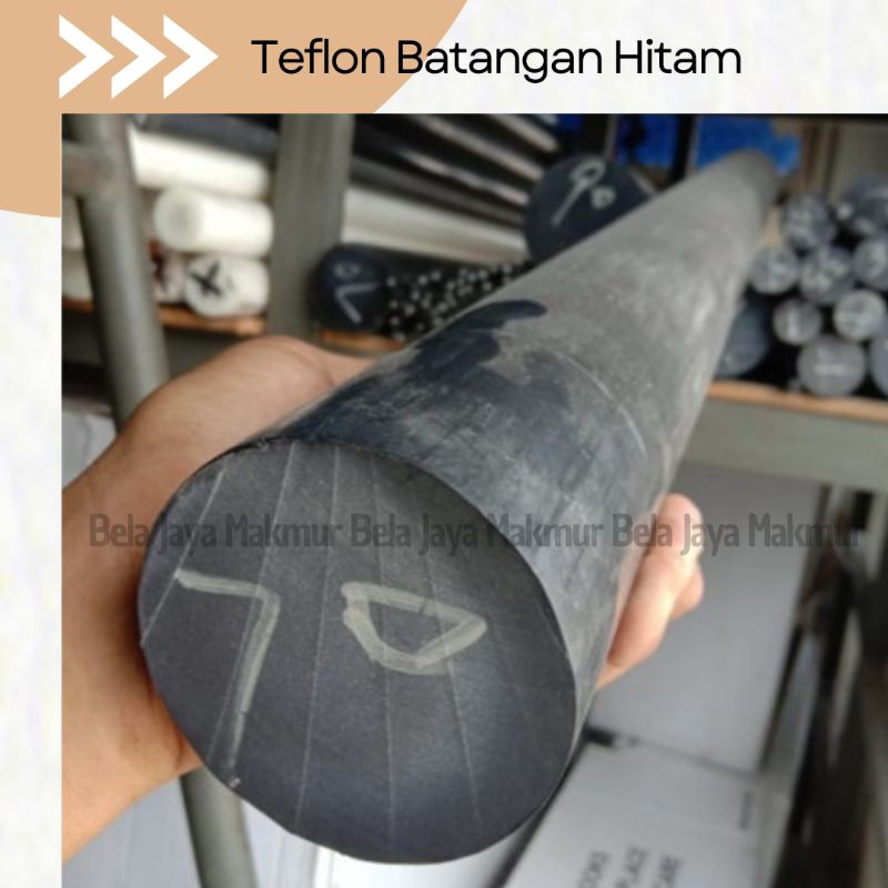 Jual Teflon Batangan Hitam/ Carbon Teflon PTFE As/ Teflon Batangan ...