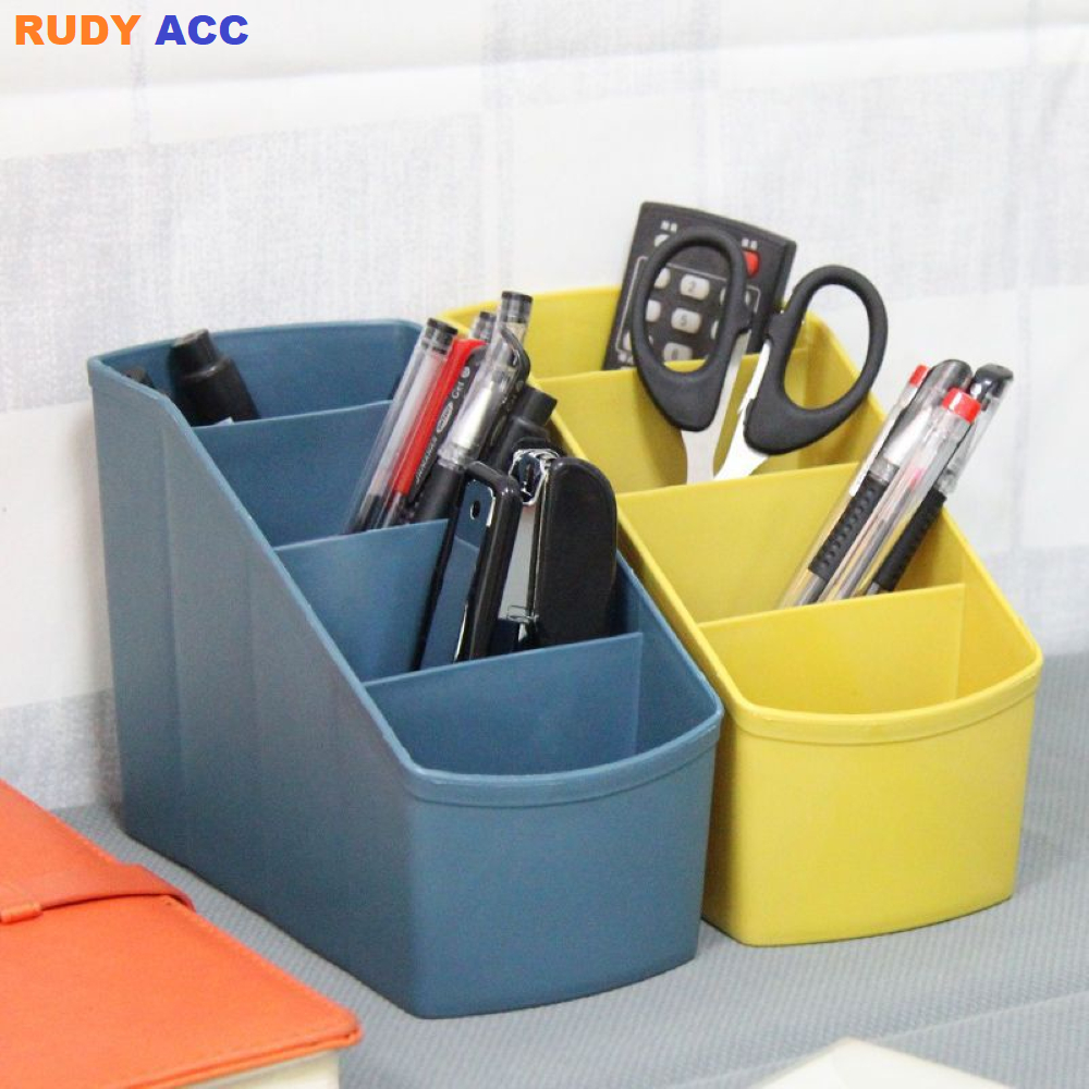 Jual Rak Meja Tempat Alat Tulis 4 Sekat Rak Organizer Tempat ...