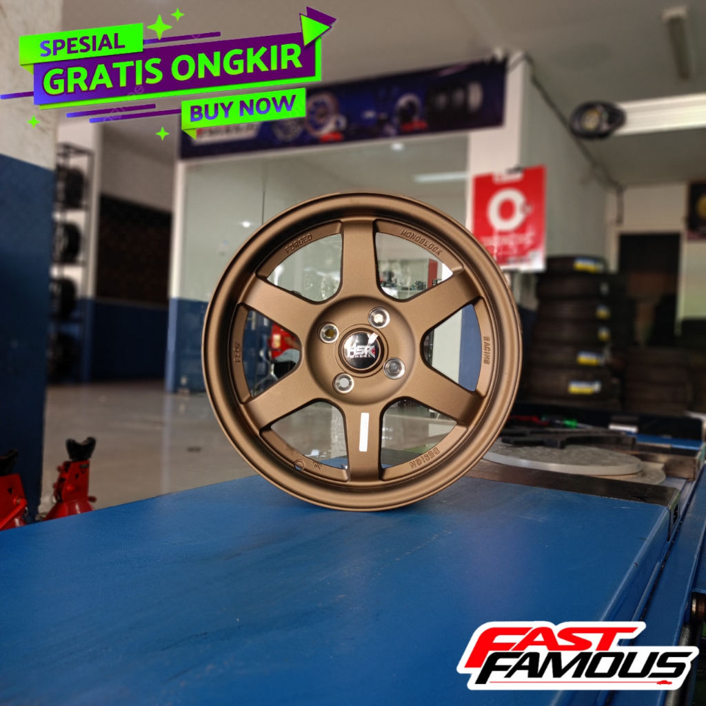 Jual Velg Te37 r15 4x100 hsr tokyo lebar 6,5 et40 cocok untuk Jazz ...