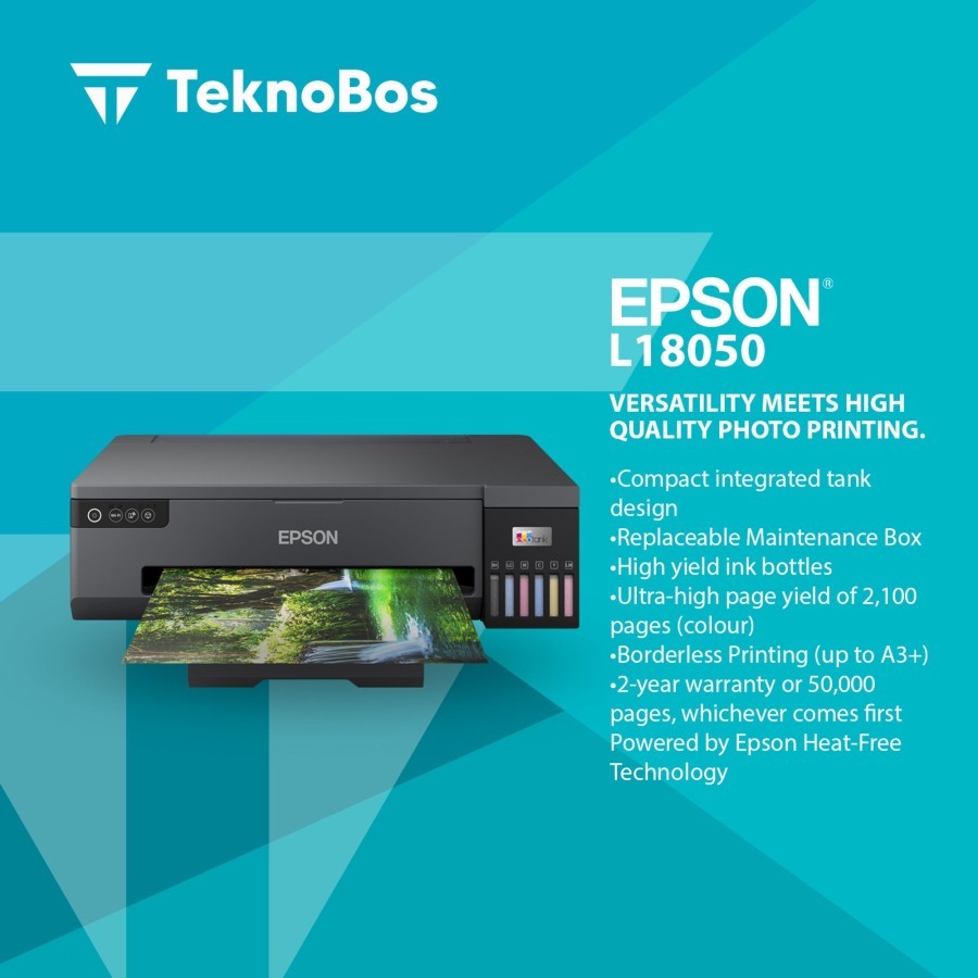 Jual EPSON Photo Printer L18050 A3 / A3+ Ink Tank Wireless | Shopee Indonesia