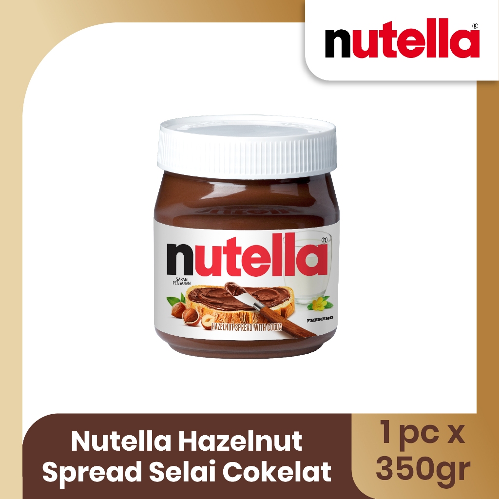 Jual Nutella Hazelnut Spread Selai Cokelat 350gr | Shopee Indonesia