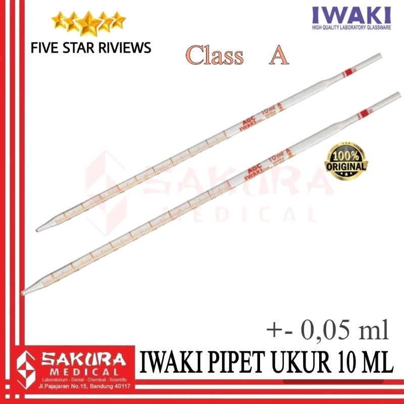 Jual iwaki pipet ukur 10 ml | Shopee Indonesia