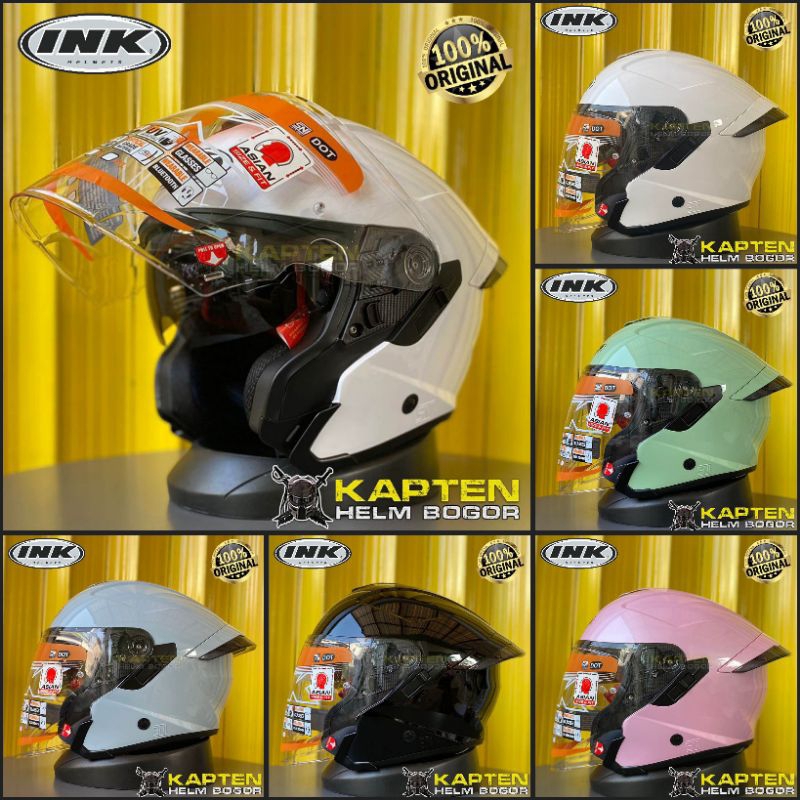 Jual Helm INK TERRA 2 Double Visor / Helm Falf Face INK Original ...