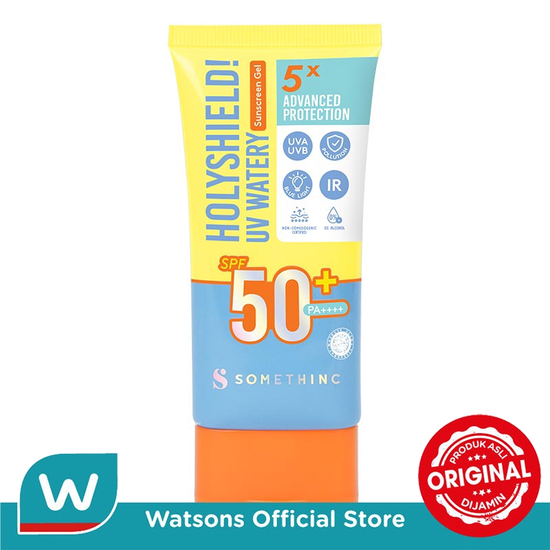 Jual SOMETHINC Holyshield! UV Watery Sunscreen Gel SPF 50+ PA++++ 50g | Shopee Indonesia