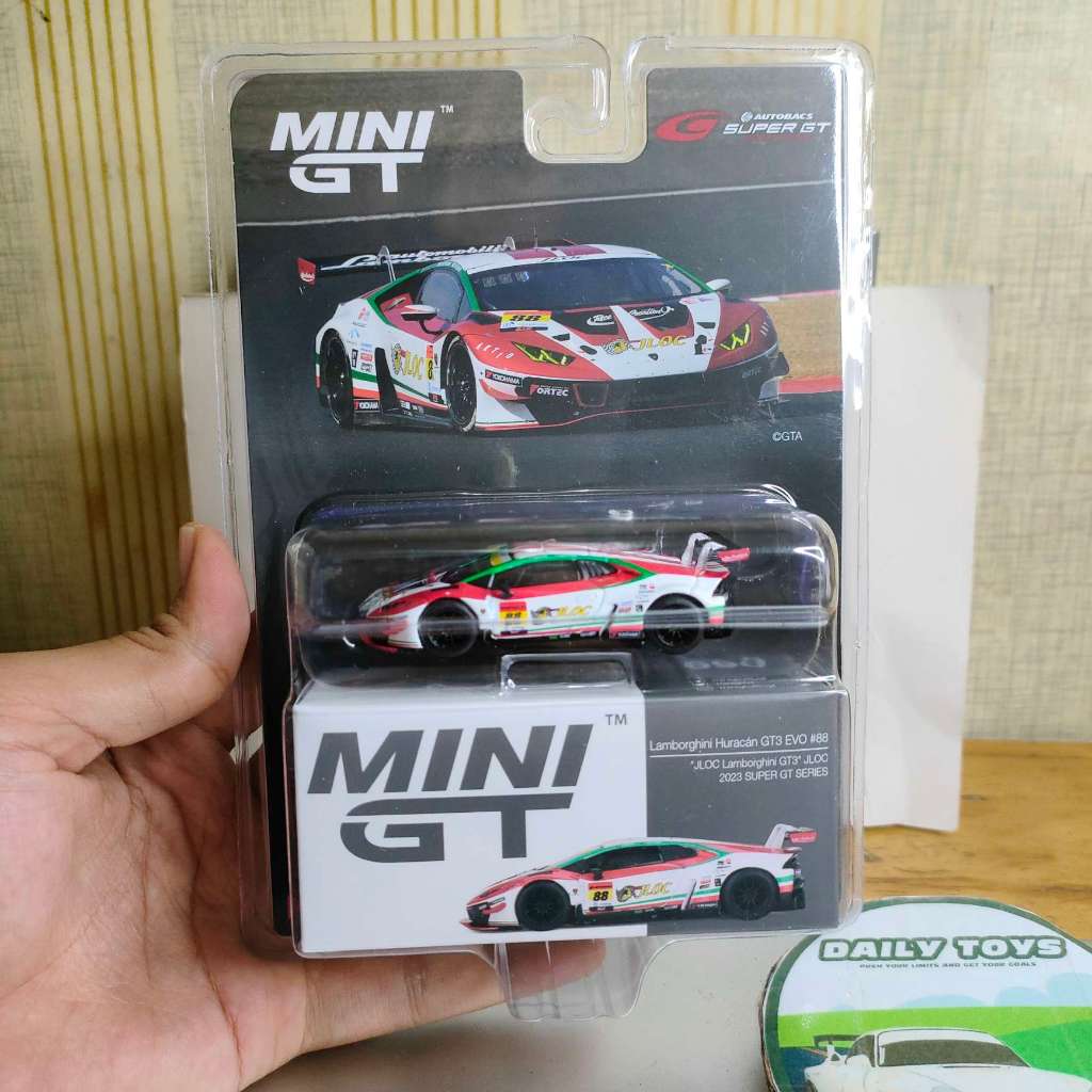 Jual Mini GT No.690 Lamborghini Huracan GT3 Evo #88 JLOC Lamborghini ...