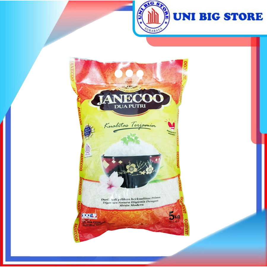 Jual Beras Janecoo Dua Putri Kemasan 5 kg | Shopee Indonesia
