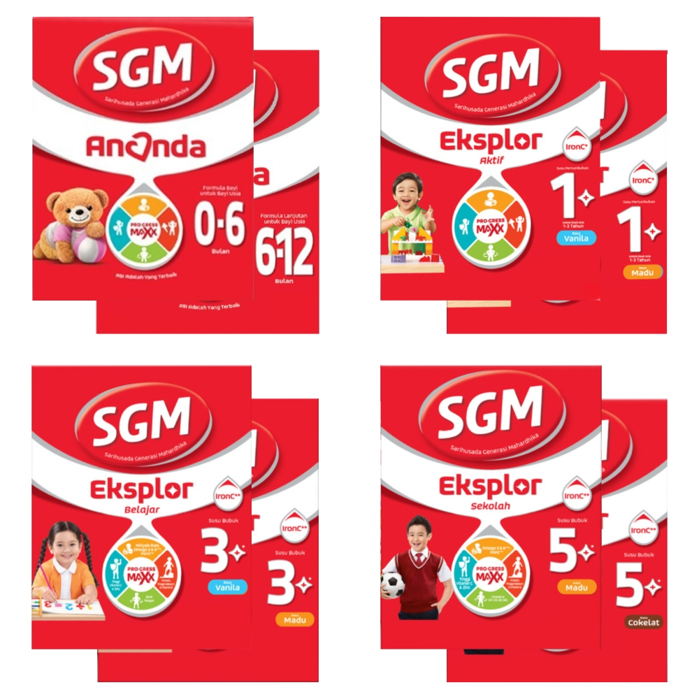 Jual SGM Eksplor Ananda 1 2 1+ 3+ Susu Bubuk Formula Bayi 0-6 Bulan 6 ...