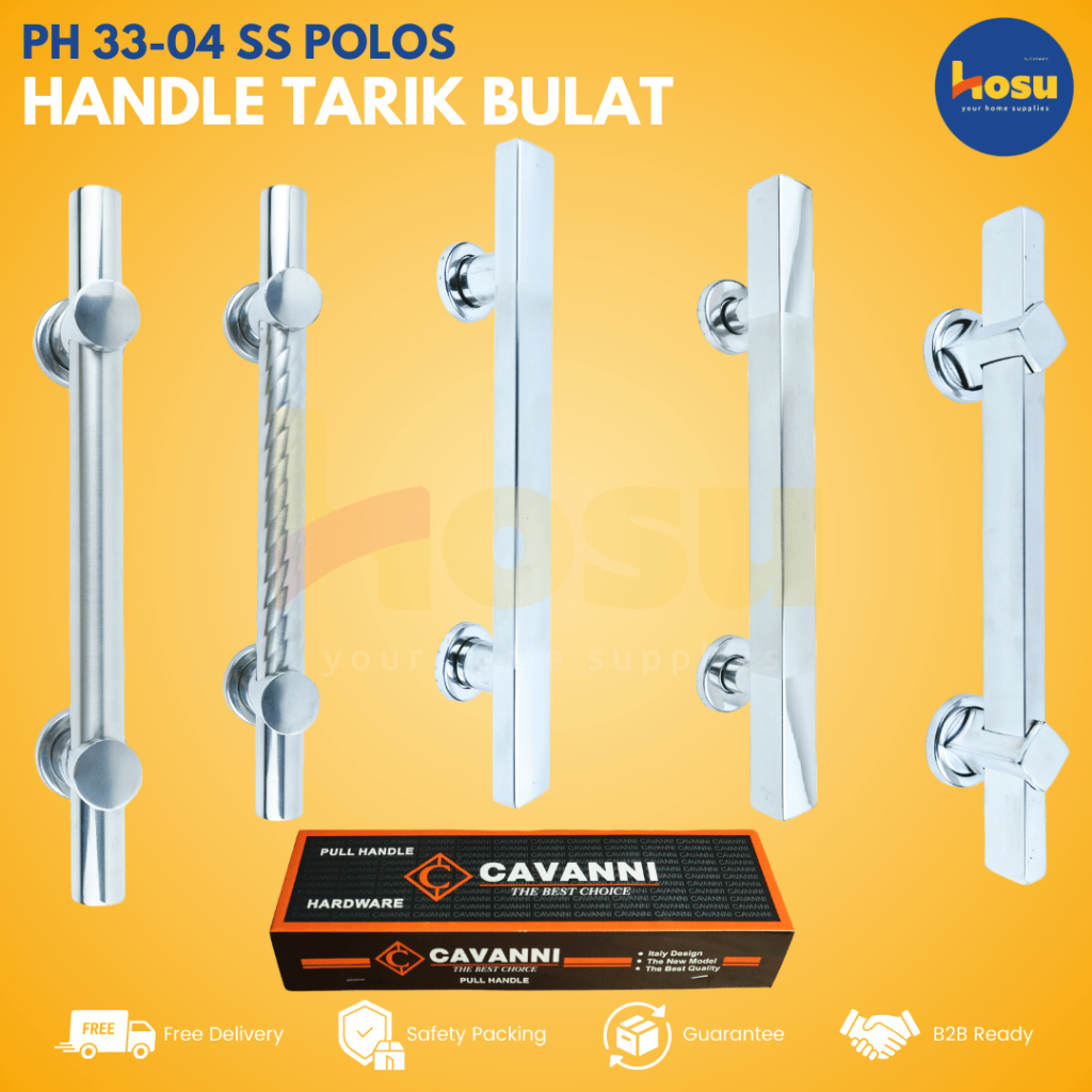 Jual CAVANNI Pull Handle Pintu Rumah 33 45 cm Stainless Steel Kotak ...
