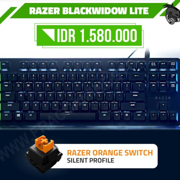 Jual Razer BlackWidow Lite TKL Mechanical Gaming Keyboard | Shopee ...