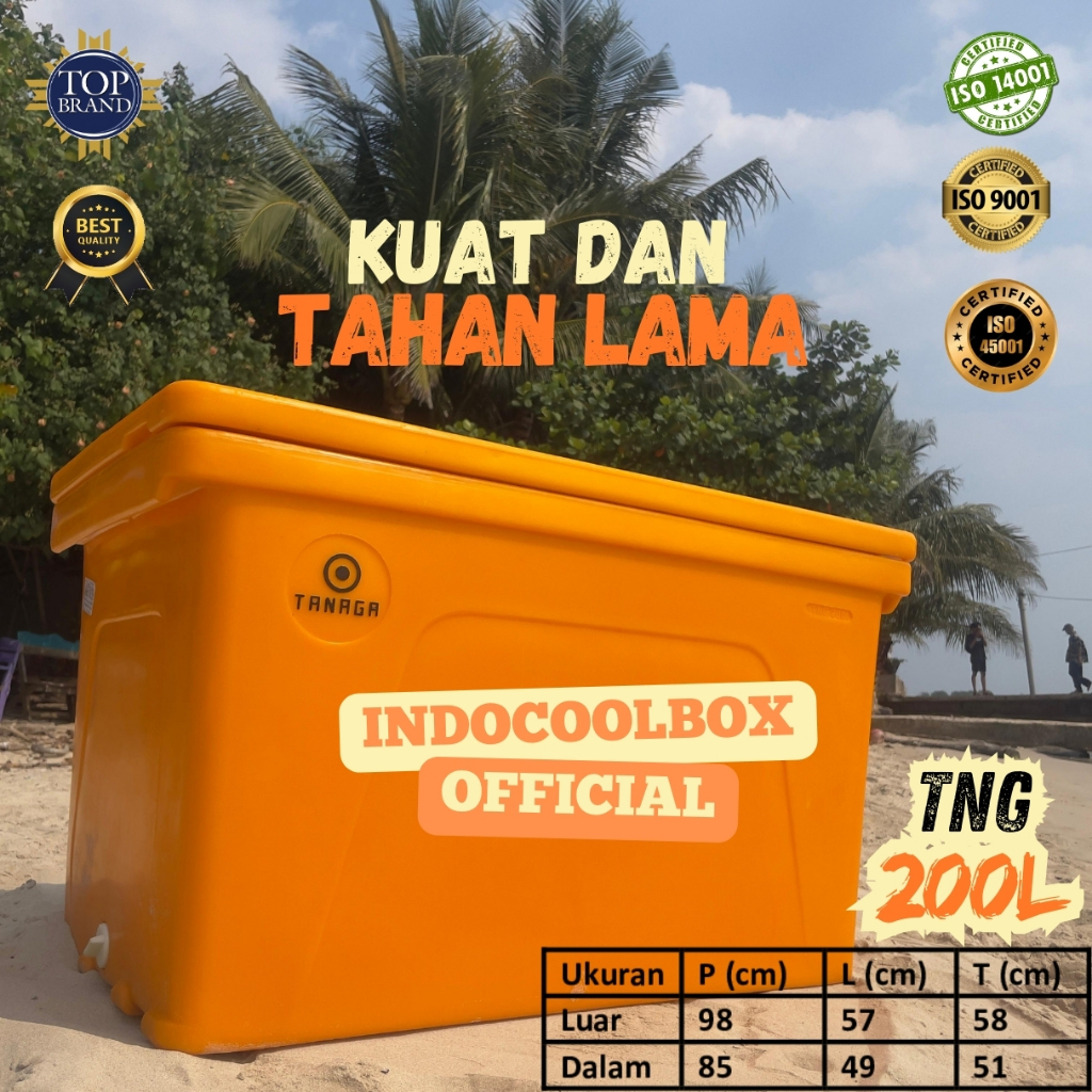 Jual Cooler Box Tanaga 200 Liter Termos Es Kotak Tempat Es Batu Daging ...