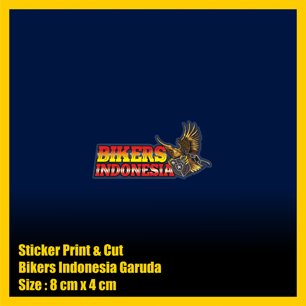 Jual Stiker Biker Indonesia garuda Stiker Print & Cut Stiker motor ...