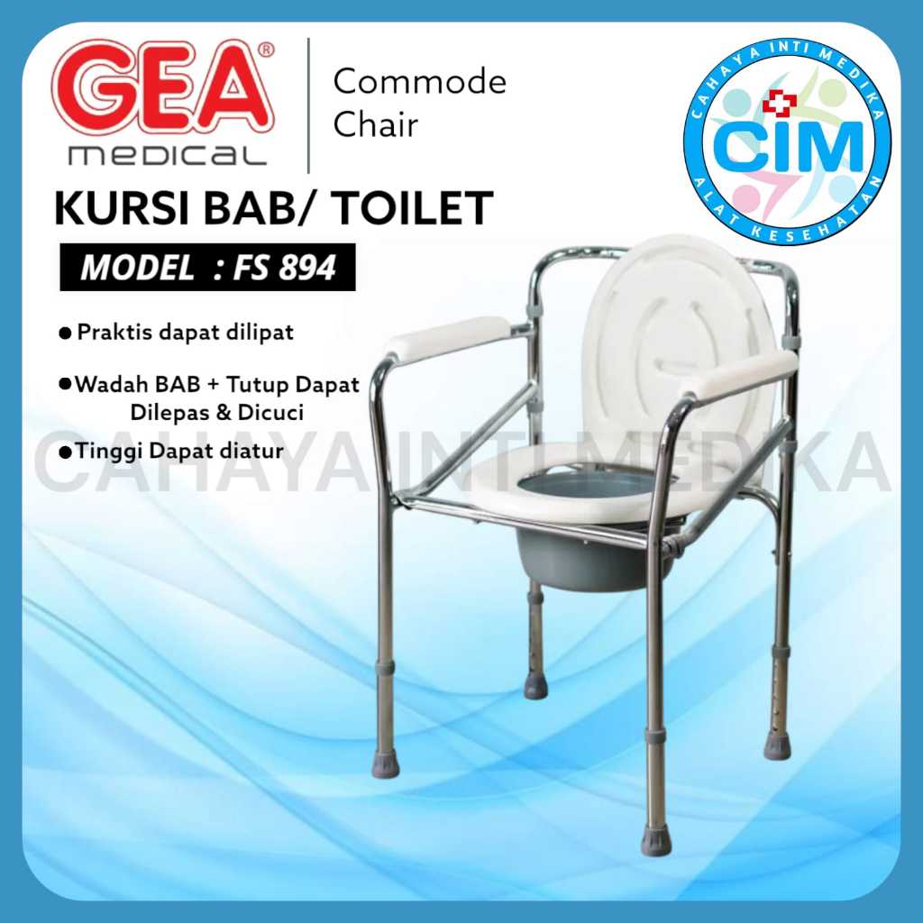 Jual Commode Chair FS 894 - (Kursi BAB) Stainless | Shopee Indonesia