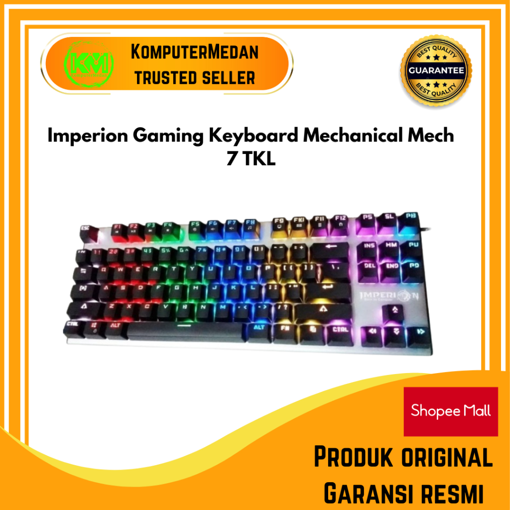 Jual Imperion Gaming Keyboard Mechanical Imperion Mech 7 TKL | Shopee ...