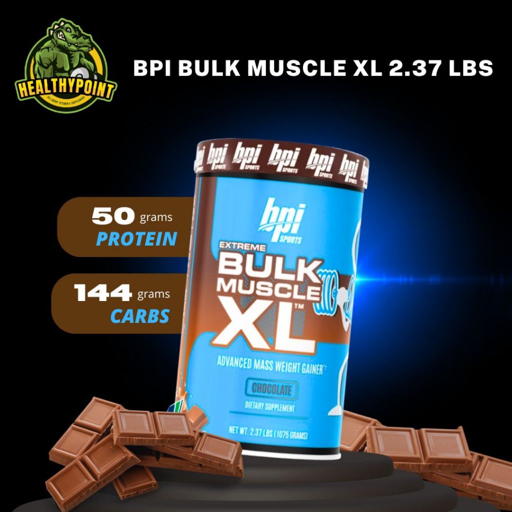 Jual BPI Sports Bulk 2.37 Lbs Muscle XL Mass Gainer Weight Gain Susu ...