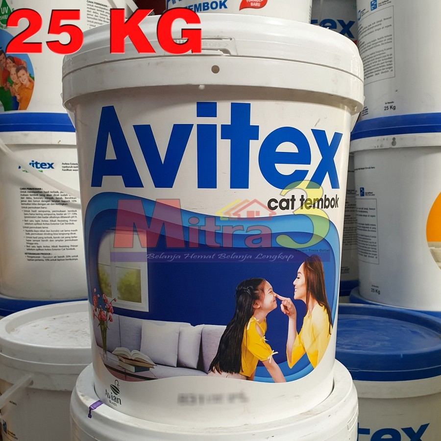 Jual Cat Tembok Interior AVITEX 25 kg Pail Avian Brands / Dinding Dalam ...
