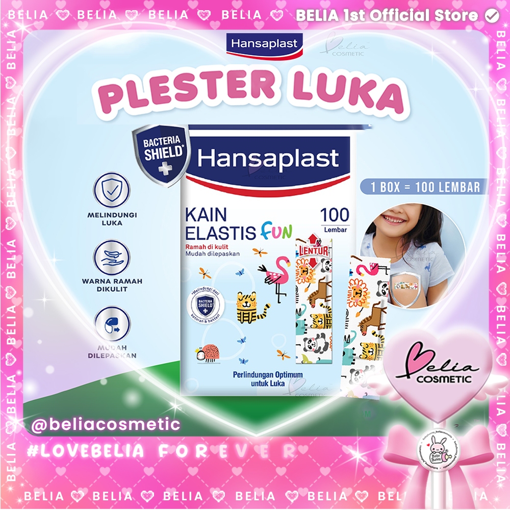 Jual BELIA Hansaplast Junior Fun 100's | Plester Luka Anak-anak | BPOM ...