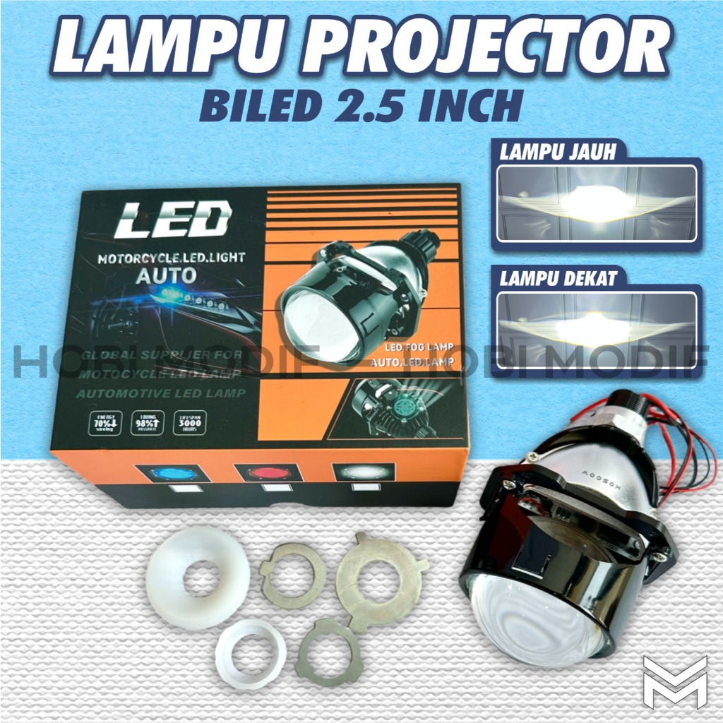 Jual LAMPU UTAMA BILED PROJECTOR ORIGINAL MOSCOW BILED 2.5 INCH PREMIUM ...