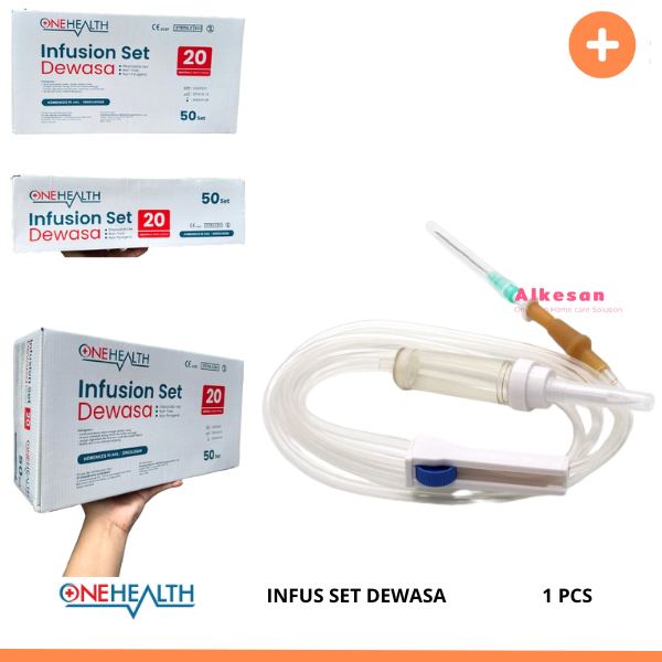 Jual Set Infus Dewasa Selang Infus Set Onehealth 1 Pcs | Shopee Indonesia