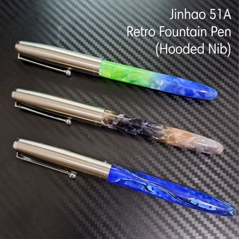 Jual Jinhao 51A Fountain Pen Model Retro Preloved | Shopee Indonesia