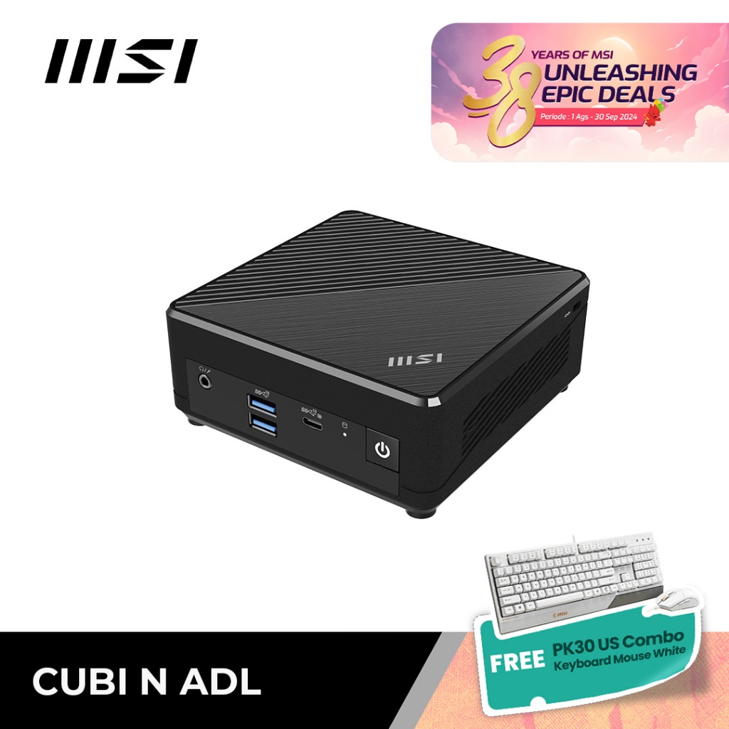 Jual MSI Mini Pc Cubi N ADL Kit Barebone - Intel Alder Lake N100 | Shopee Indonesia