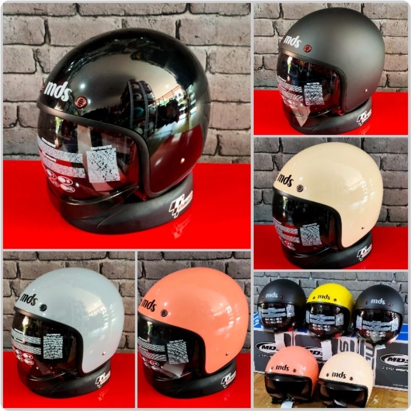 Jual HELM MDS MAGNUM RETRO MDS BOGO SNI ORIGINAL | Shopee Indonesia