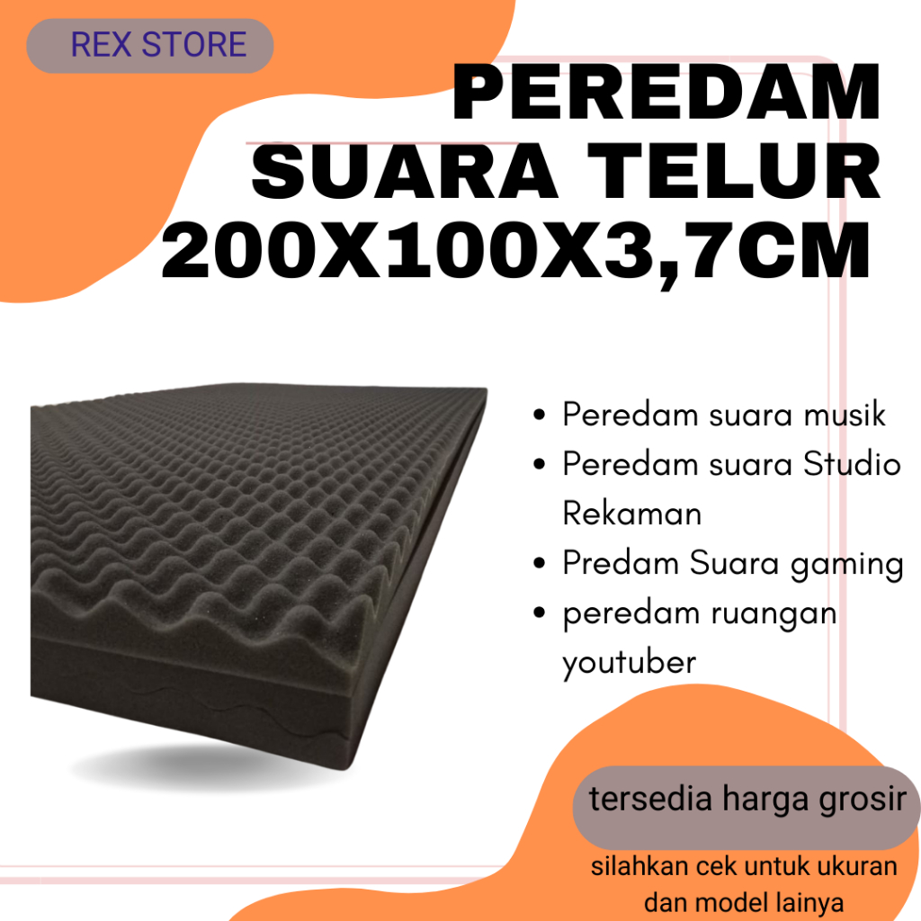 Jual Busa Peredam Suara Ruangan Motif Telur 200x100x4cm - Peredam Mobil ...
