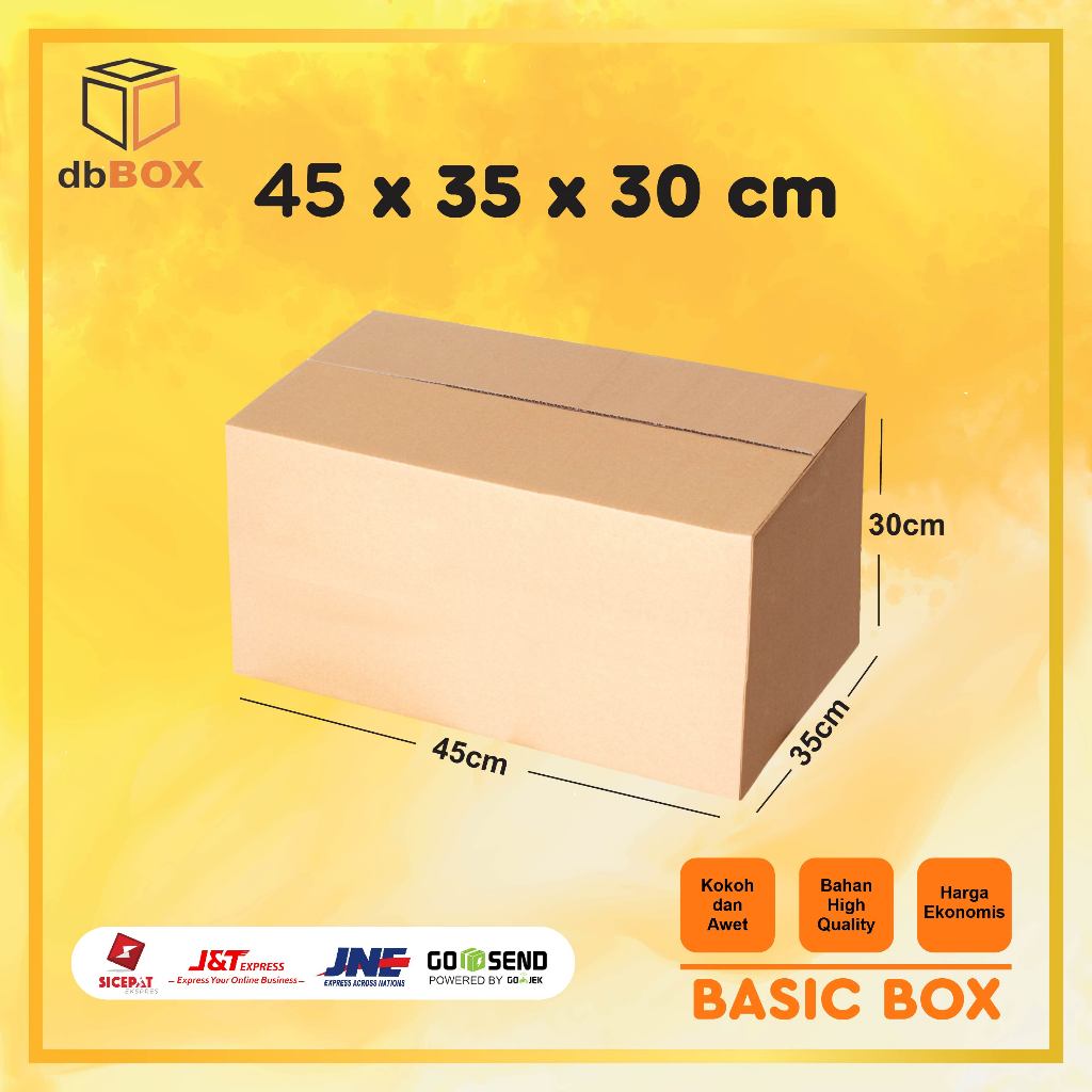 Jual BOX KARDUS 45x35x30 cm DUS PACKING | Shopee Indonesia