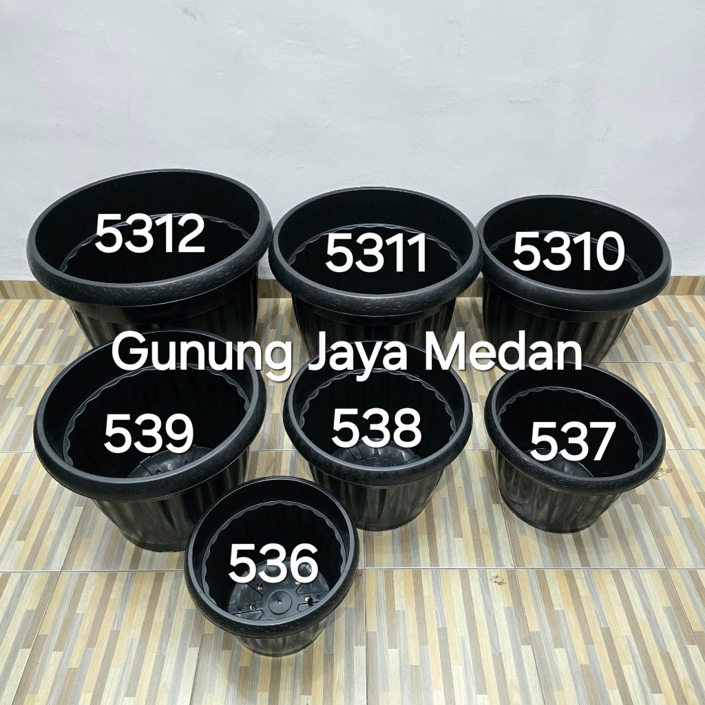 Jual Pot Hitam Besar Jumbo Phylia Berbagai Ukuran Outdoor & Indoor ...