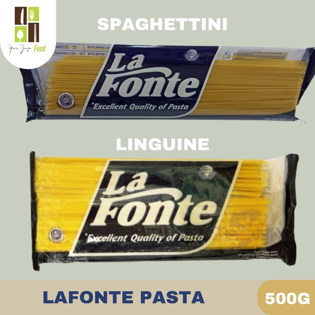 Jual Lafonte Spaghetti / Spageti / La fonte Linguine / Pasta / Instan / Kemasan 500g | Shopee ...