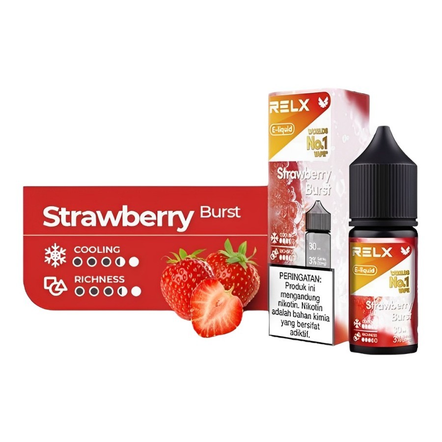 Jual RELX Strawberry Burst Salt Nic 30ML by RELX | Shopee Indonesia