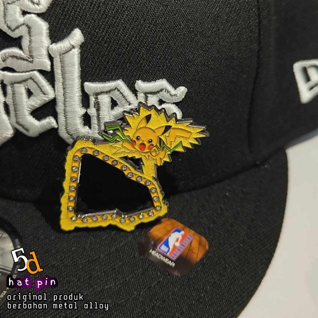 Jual PIN TOPI NEW ERA BINGKAI POKEMON PIKACHU | Shopee Indonesia