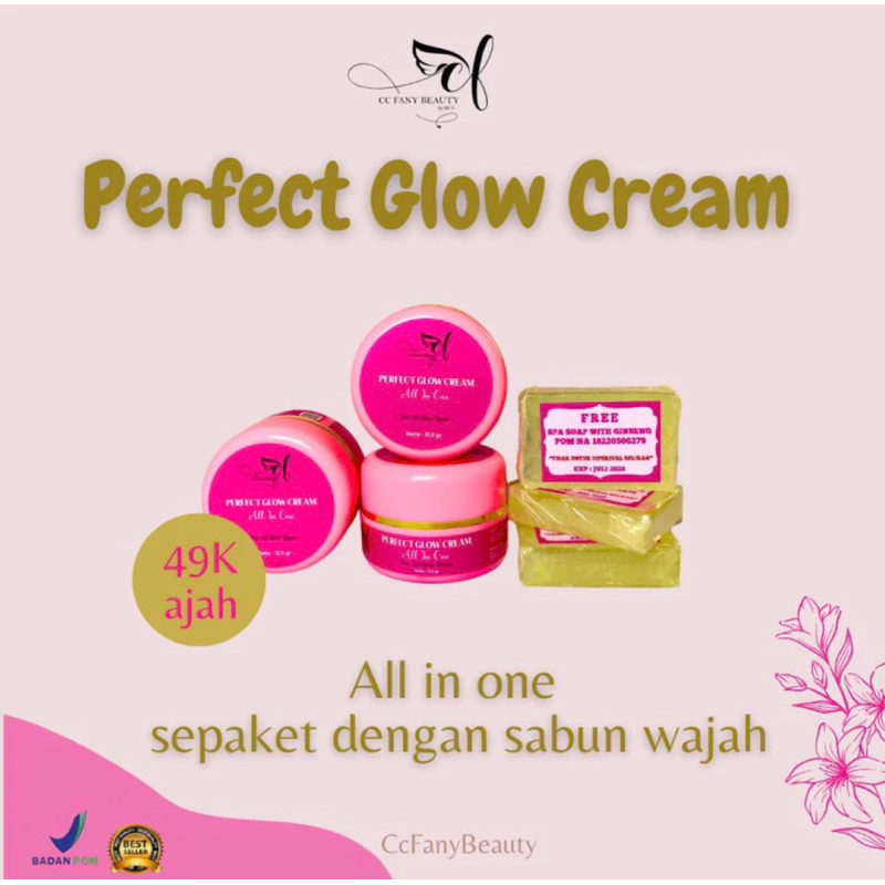 Jual Perfect Glow Cream All In One By CF Beauty (Free sabun) | Shopee ...