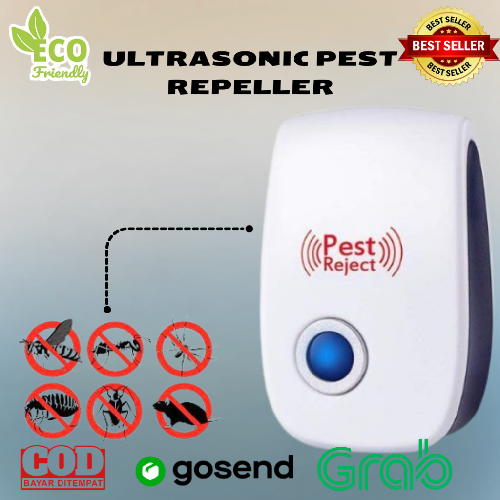 Jual Alat Pengusir Nyamuk Ultrasonic Pest Control Elektrik System Alat ...