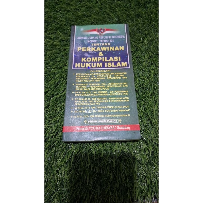 Jual UNDANG-UNDANG REPUBLIK INDONESIA NOMOR 1 TAHUN 1974 TENTANG PERKAWINAN & KOMPILASI HUKUM ...
