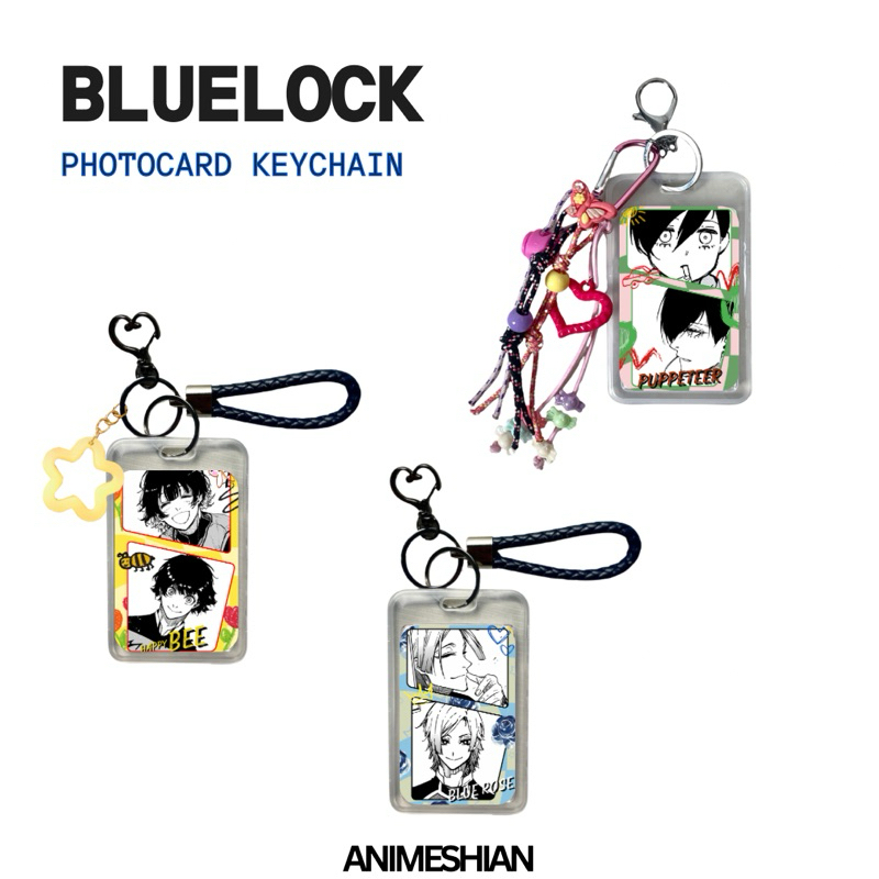Jual Photocard Keychain Blue Lock - Animeshian - Gantungan Kunci ...