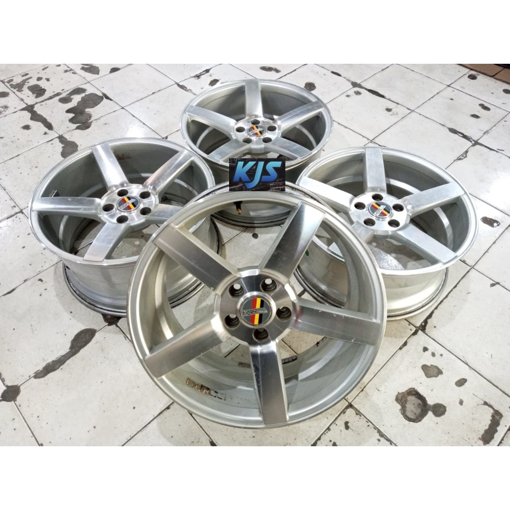 Jual Velg Racing Bekas R18 HSR NE3 Pcd 5x112 Ring 18 Buat Innova HRV Accord Camry Mercy Xtrail ...