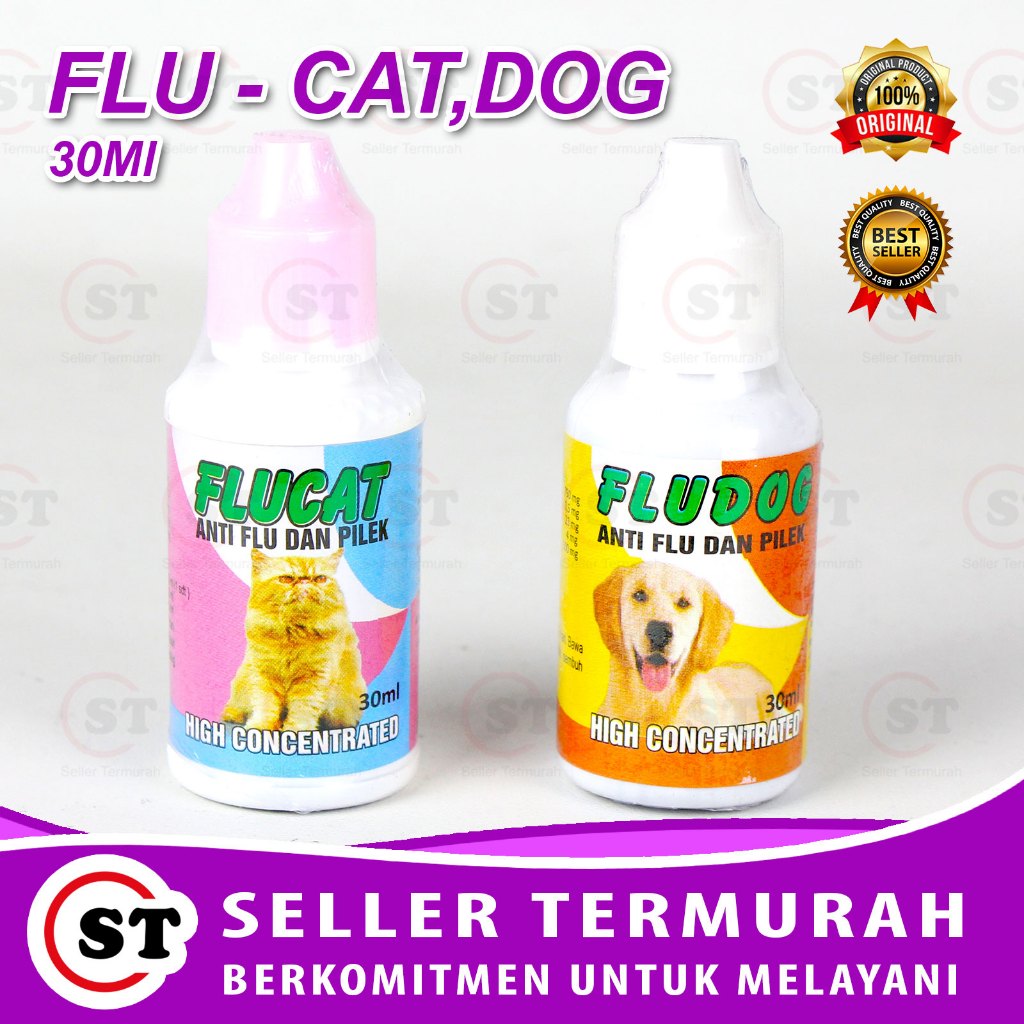 Jual Flucat Drop 30ml Obat Flu Pilek Kucing Cat Kitten Flu Cat 30 ml ...