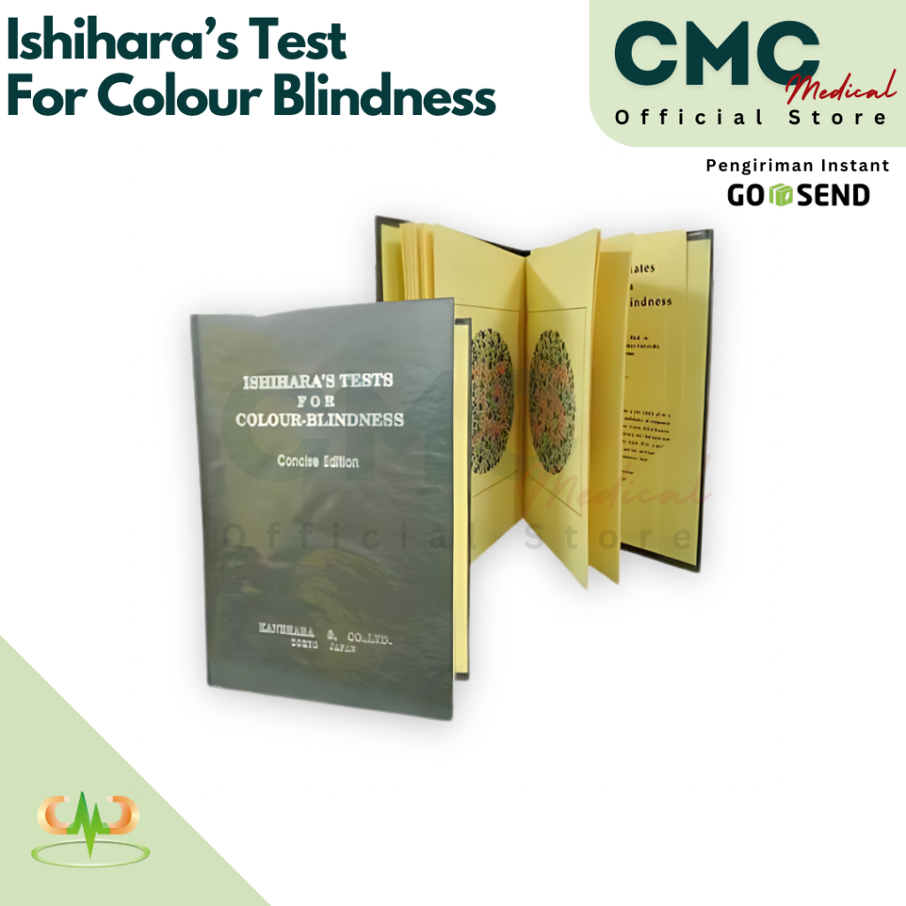 Jual ISHIHARA'S TEST FOR COLOUR BLINDNESS / BUKU TES BUTA WARNA ...
