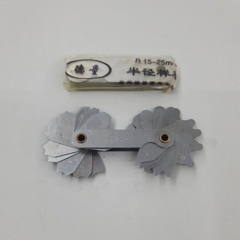 Jual Mall Radius R1-6.5 / R7-14.5 / R15-25 / R25-50 Radius Gauge ...