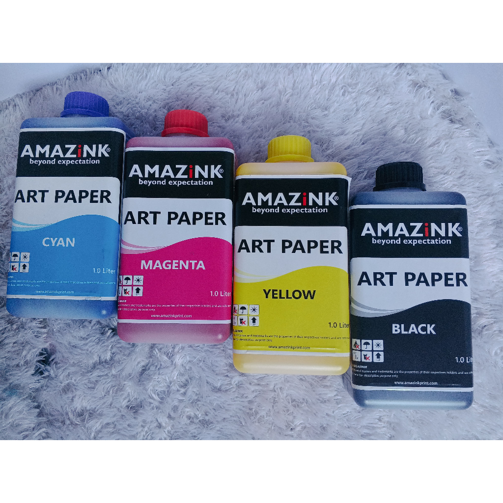 Jual TINTA PRINTER ART PAPER 1 LITER AMAZINK | Shopee Indonesia