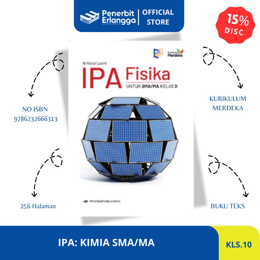 Jual [Erlangga Official] Ipa Fisika Sma/Ma Kelas 10 - Kurikulum Merdeka | Shopee Indonesia