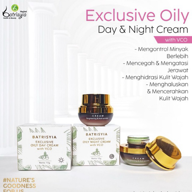 Jual Batrisyia Exclusive Oily Cream 15gr | Day & Night | ED Panjang ...