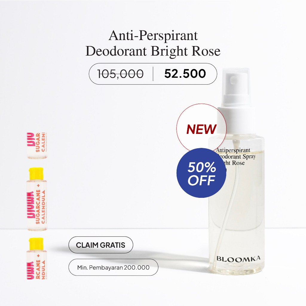 Jual Bloomka Anti-Perspirant Deodorant Spray (Anti Keringat, Anti Bau ...