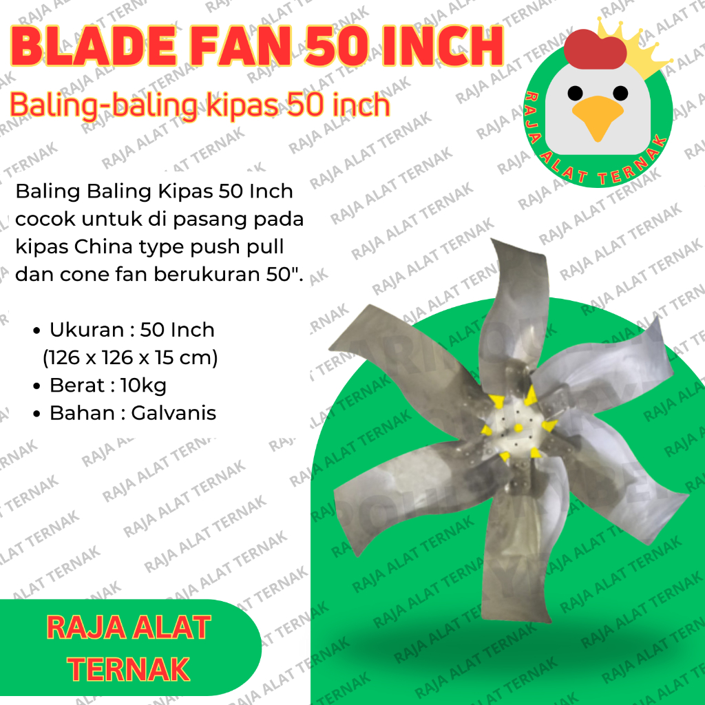 Jual Baling Baling Kipas / Blade Fan 50 Inch Box Fan & Cone Fan ...