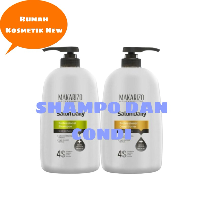 Jual [PAKET] Makarizo Salon Daily Shampoo Dan Conditioner 950 ML ...