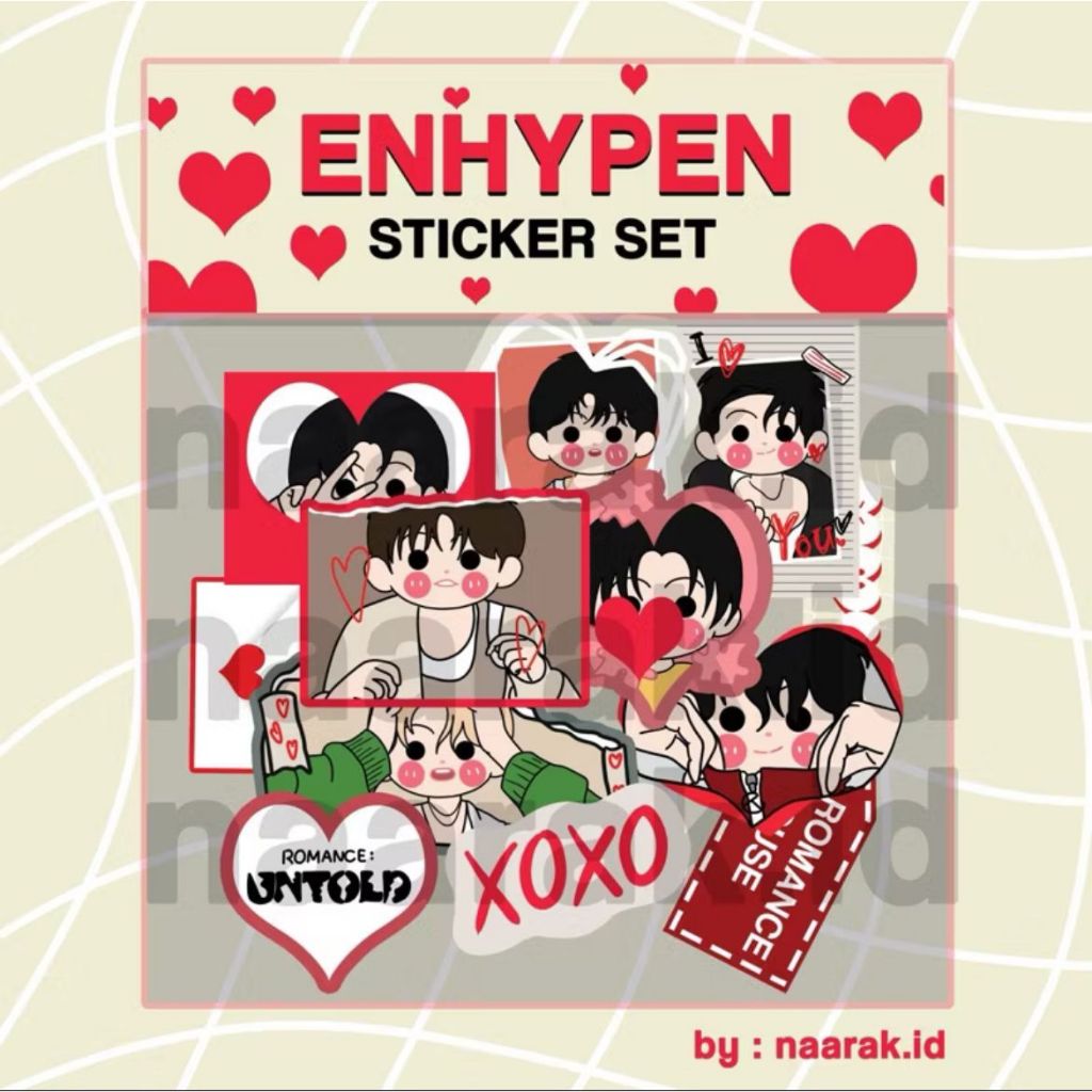 Jual (REQUEST PO) STICKER SET ENHYPEN | Shopee Indonesia