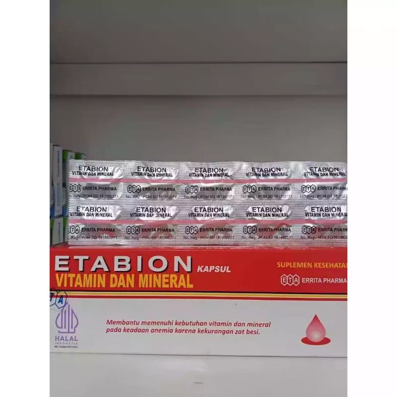 Jual Etabion 10 Kapsul | Multivitamin dan Mineral | Shopee Indonesia